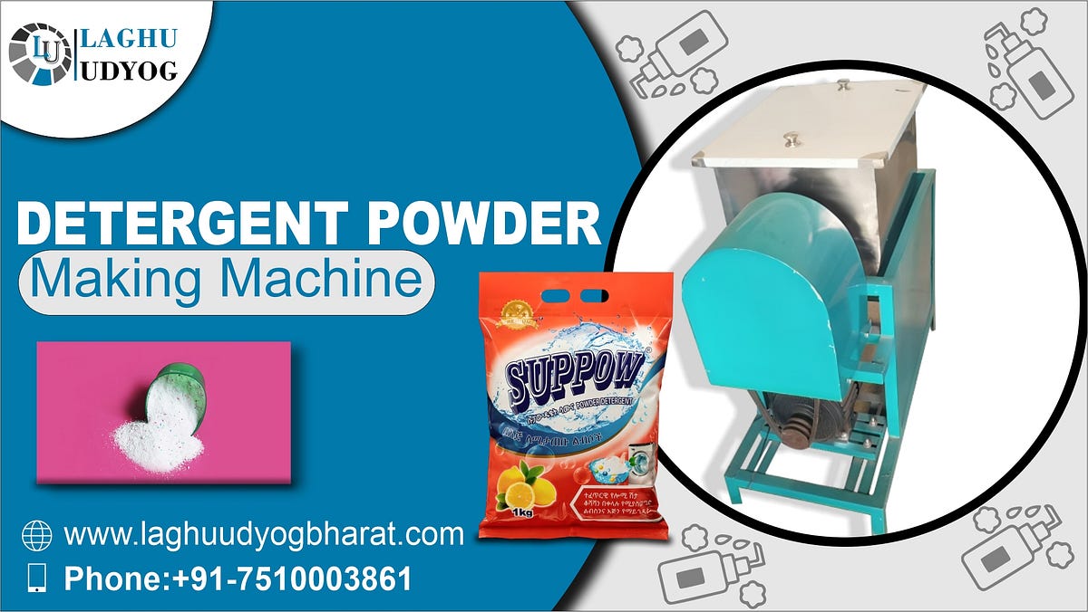 Automatic Detergent Powder And Surf Making Machine | by Laghu udyog ...