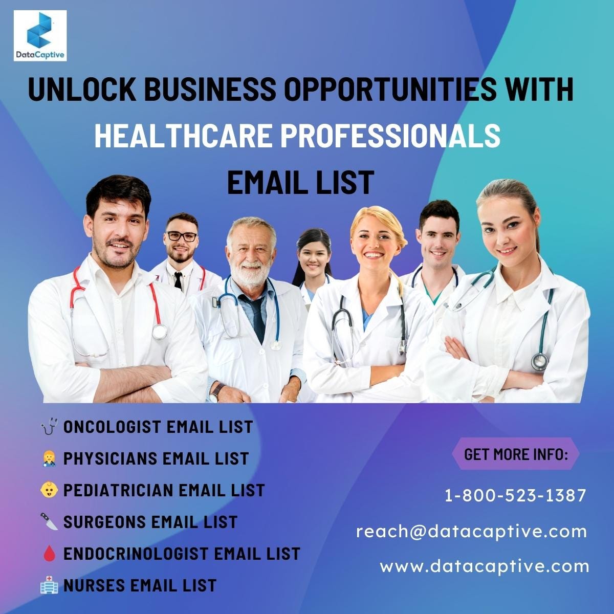 Unlock Business Opportunities with DataCaptive’s Healthcare Professionals Email Lists! | by ...