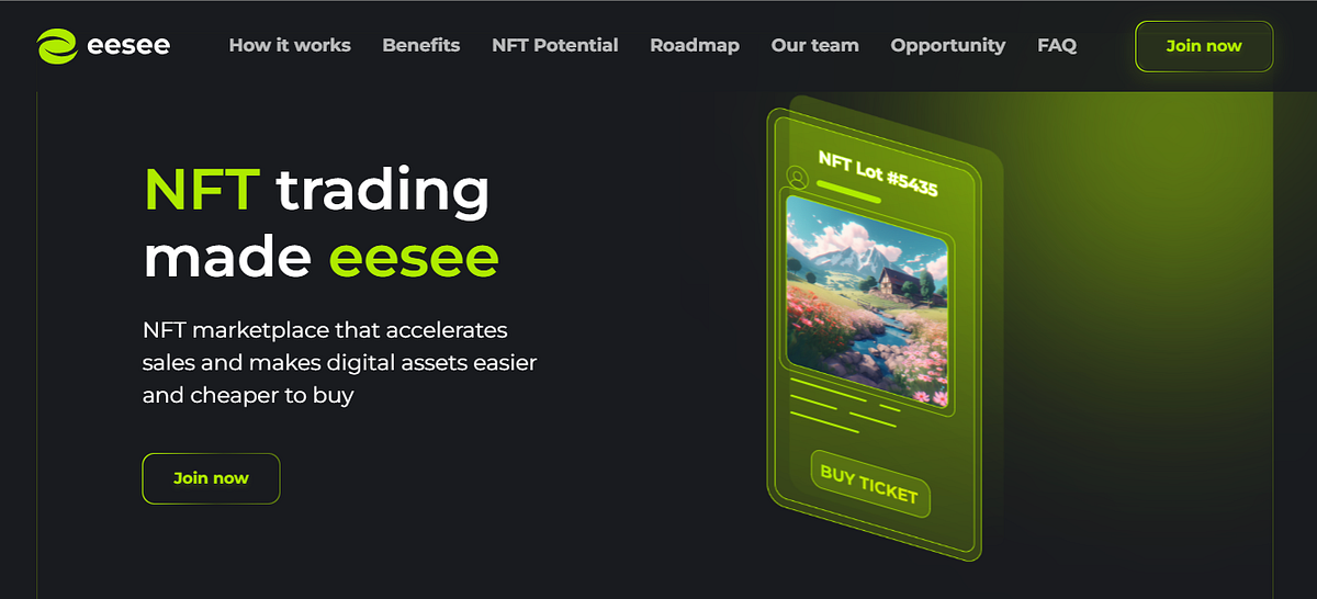 EESEE: The New NFT Marketplace That Aims to Be More User-Friendly, Affordable, and Sustainable ...