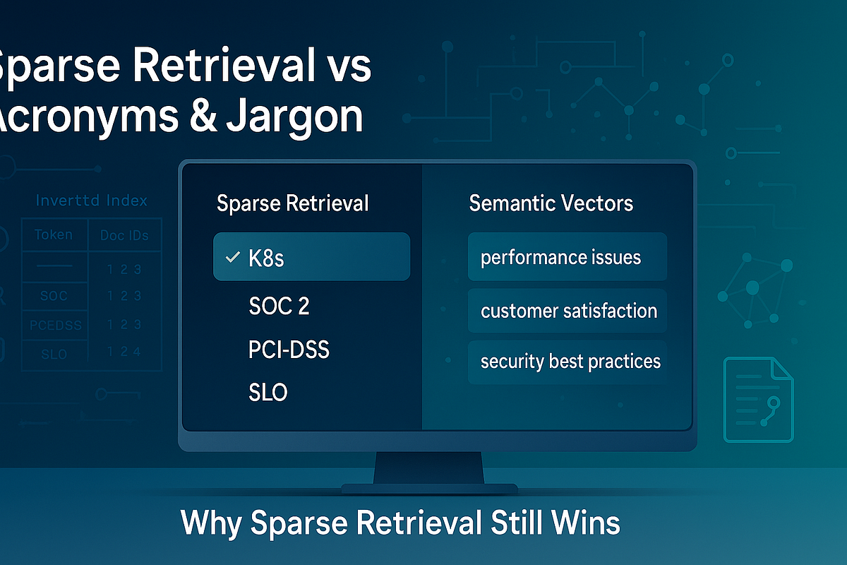 Why Sparse Retrieval Still Wins on Acronyms and Jargon | by Quellin ...