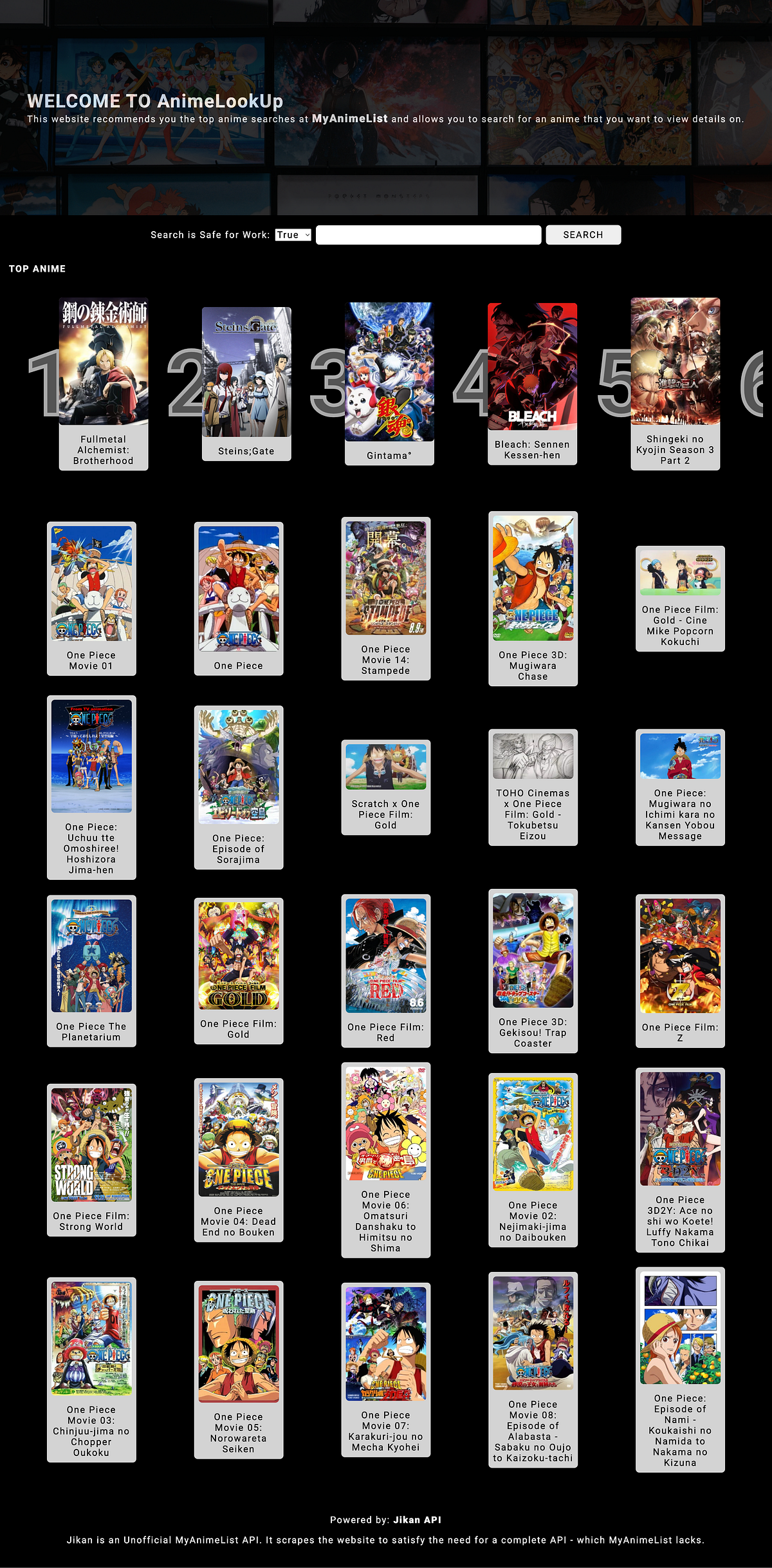 Building AnimeLookUp: A Journey into HTML, CSS, JavaScript, and the ...