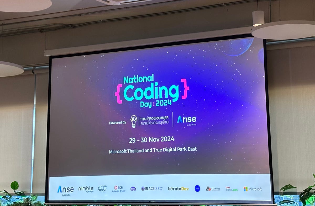 National Coding Day 2024. Why is Coding in English | by Aphichan Chaiyutthasart | Ak’ Meetup ...