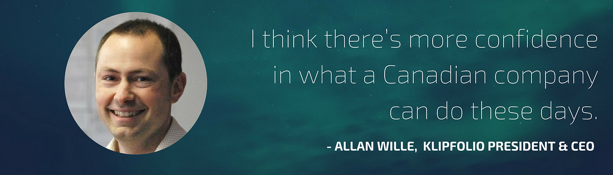 Klipfolio’s Allan Wille on the Turning Tides in Canadian Tech | by Lucy ...