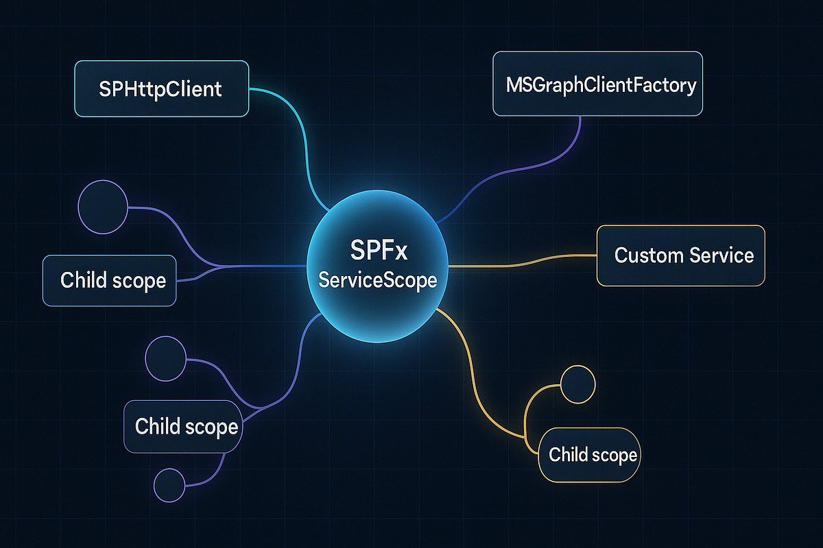 SPFx Dependency Injection: Mastering ServiceScope for Enterprise Applications | by Ronald van ...