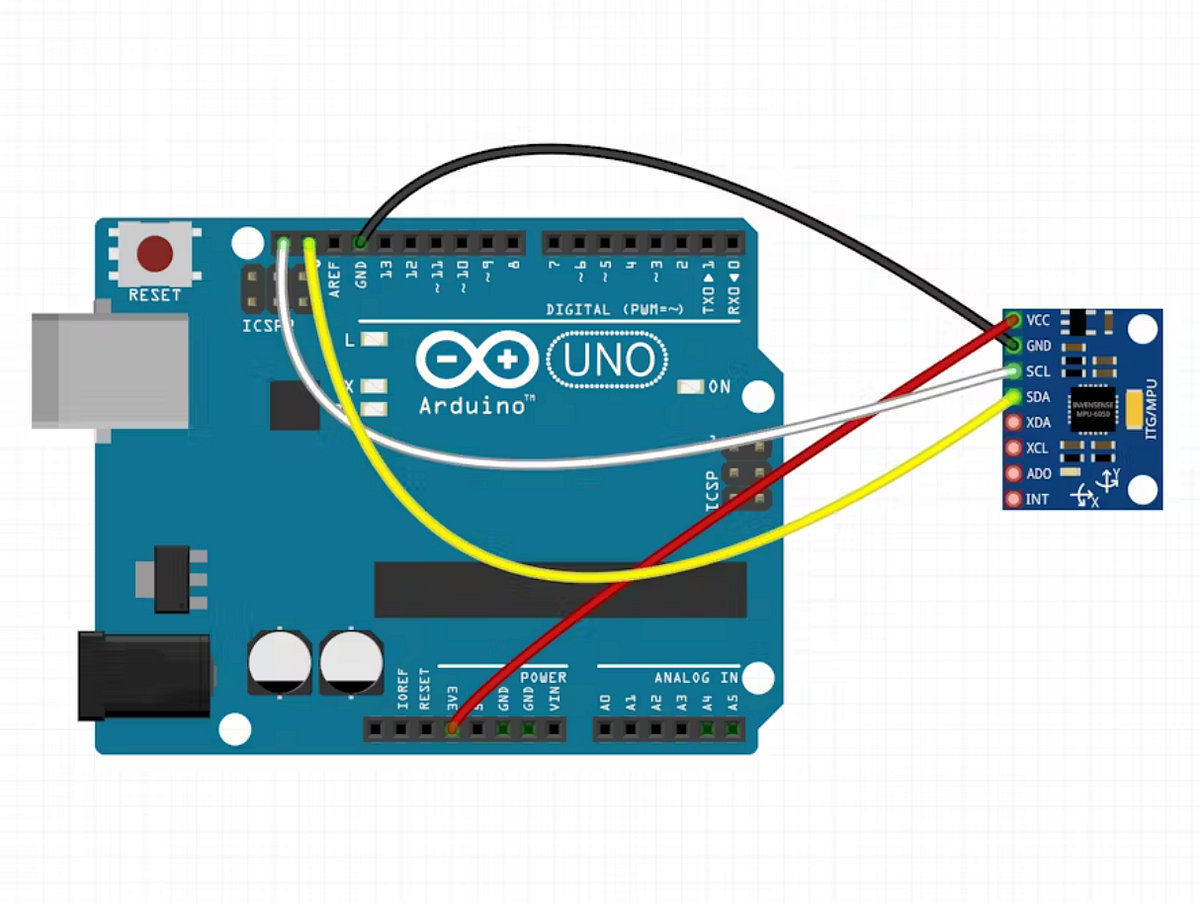 How to Connect MPU6050 to Arduino Uno | by Shilleh | Medium