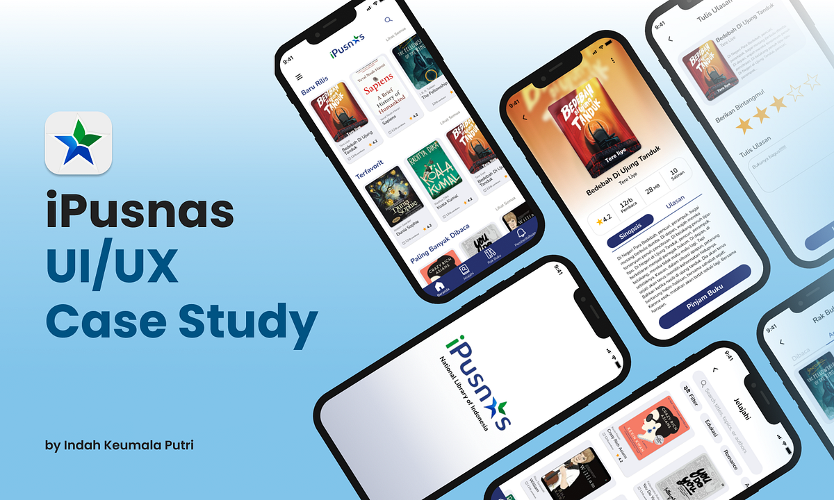 Redesign iPusnas, National Digital Library App | by Indahkaputri | Medium