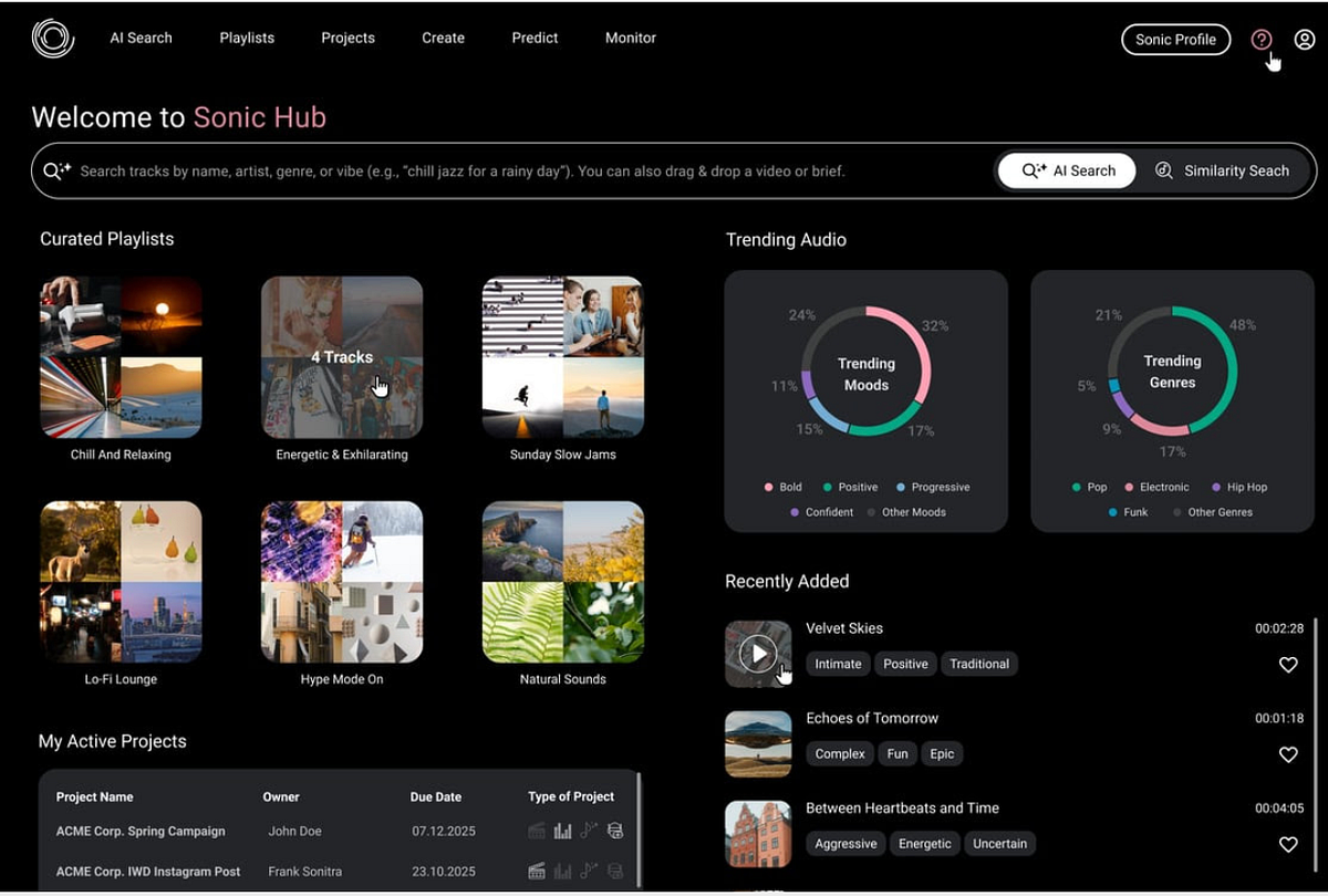 amp Sound Branding Launches Sonic Hub | by Platform & Stream | Platform ...