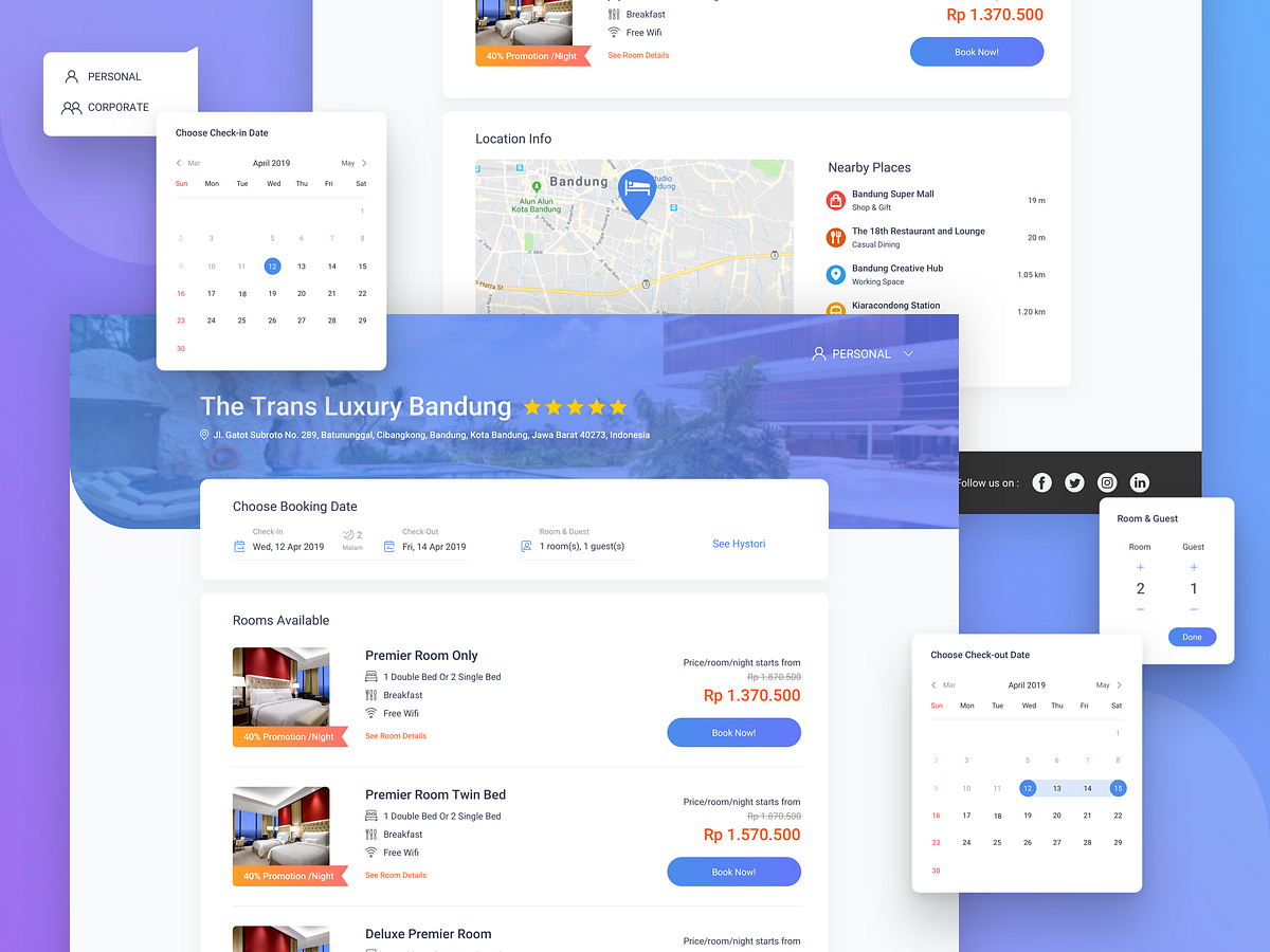 Redesign Website Booking Engine Hotel — UX Case Study | by Satria ...