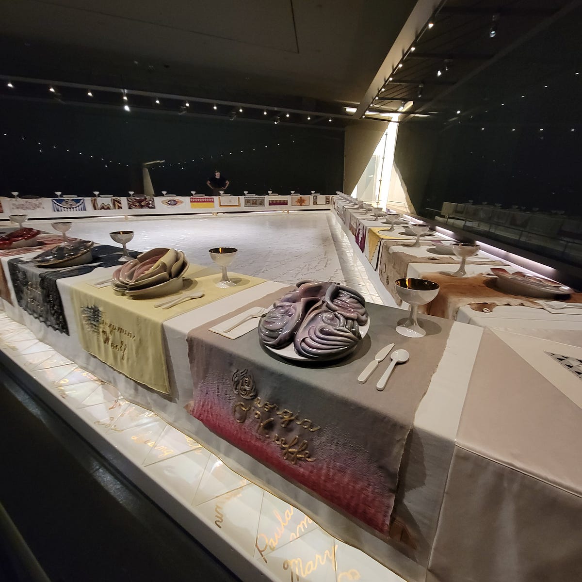The Dinner Party by Judy Chicago. Visiting the Brooklyn Museum | by G.P ...