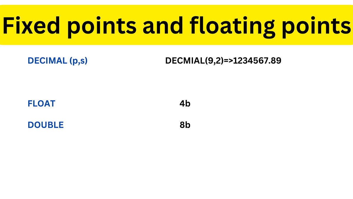 MySQL 廣東話課程 Fixed-point and Floating-point Types - IT 阿杰 - Medium