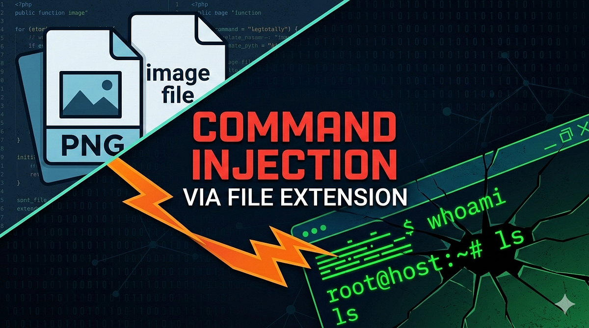 Writeup 01: Command Injection via file extension | by BL4CKD3V0P5 | Mar ...