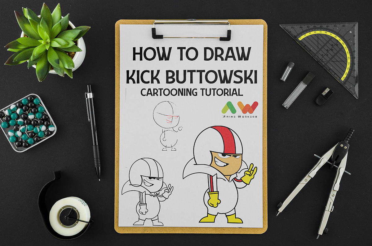 How to Draw Kick Buttowski drawing tutorial | by Anime Workers Studio ...