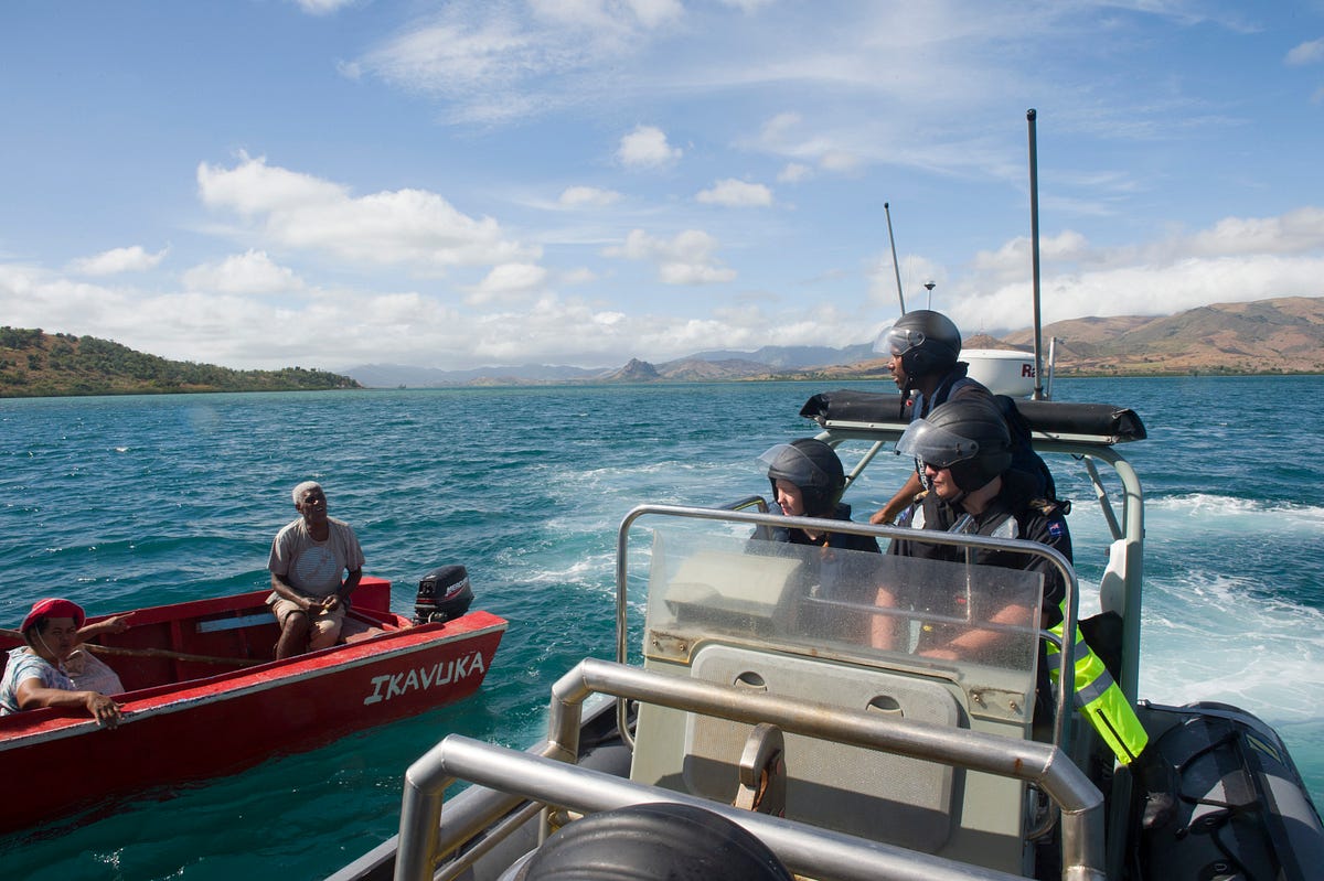 HMNZS Hawea picks up 45 infringements during Fiji patrols | by New ...