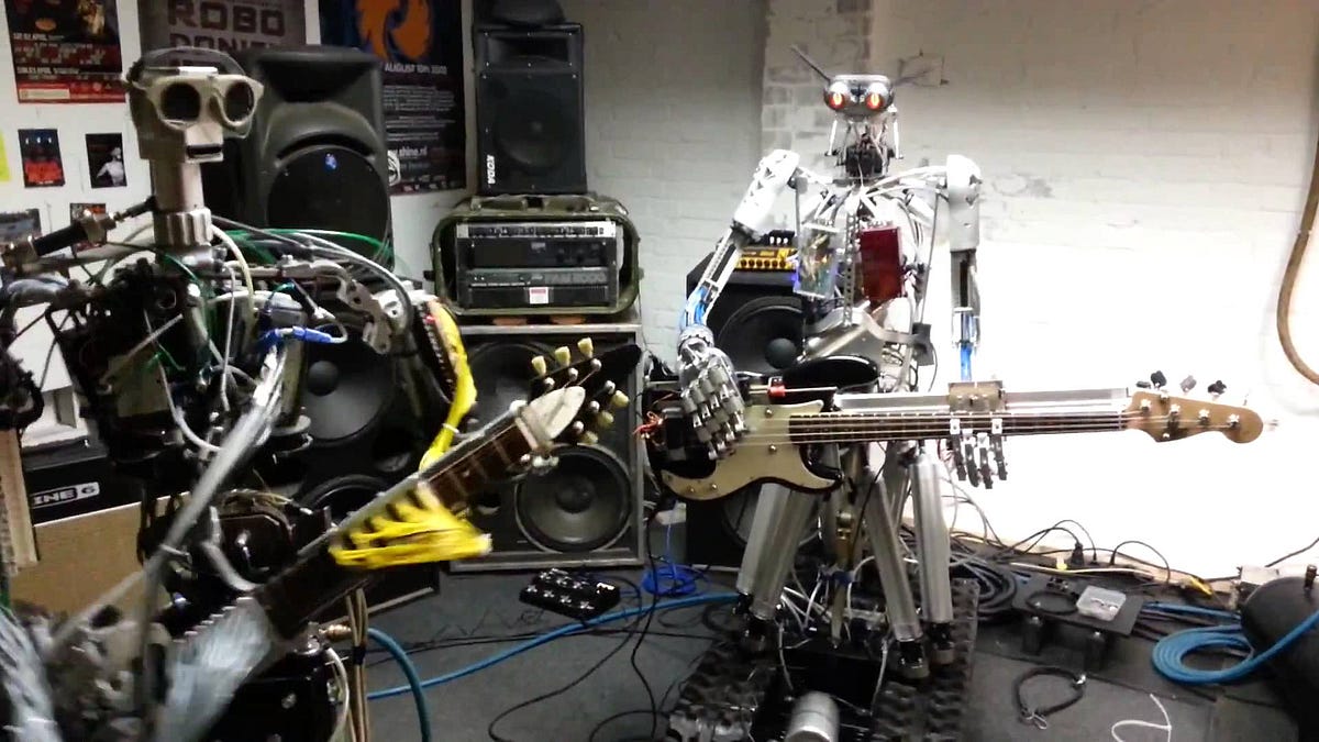 5 Robot Bands to Inspire Your Brain | by Steven Reubenstone ...