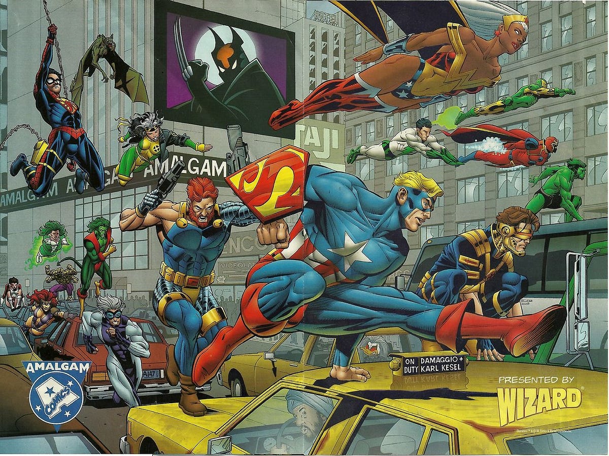 TOP 5 del Universo Amalgam: Las mejores fusiones de superhéroes | by Ignacio Pillonetto | Papel ...