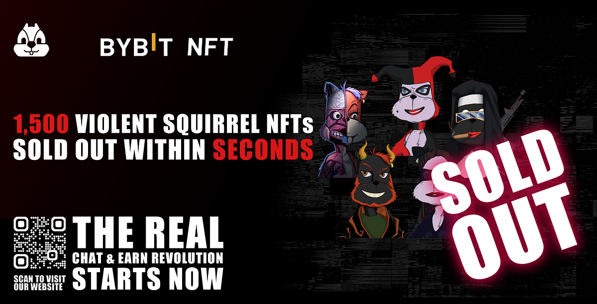 [1st release] All Violent Squirrel NFT were sold out at Bybit! | by FreeCity_Official | Medium