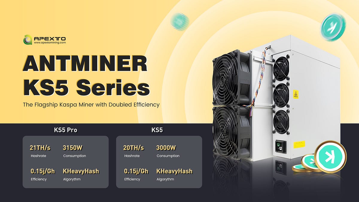 KAS Miners Bolster Ranks with Bitmain’s Cutting-Edge Antminer KS5 Series! | by Apexto Miner ...