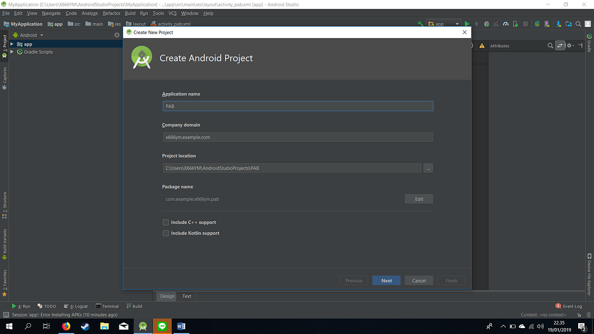 Android Studio. Cara dasar membuat project yang… | by syihan yamani ...