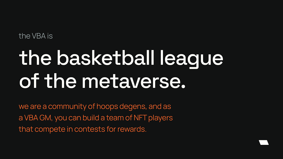 Getting Started in the VBA. Welcome to the Virtual Basketball… | by ...