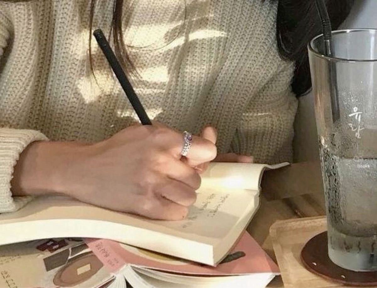 You said you’re not good with words, so I am trying to read you in ways ...