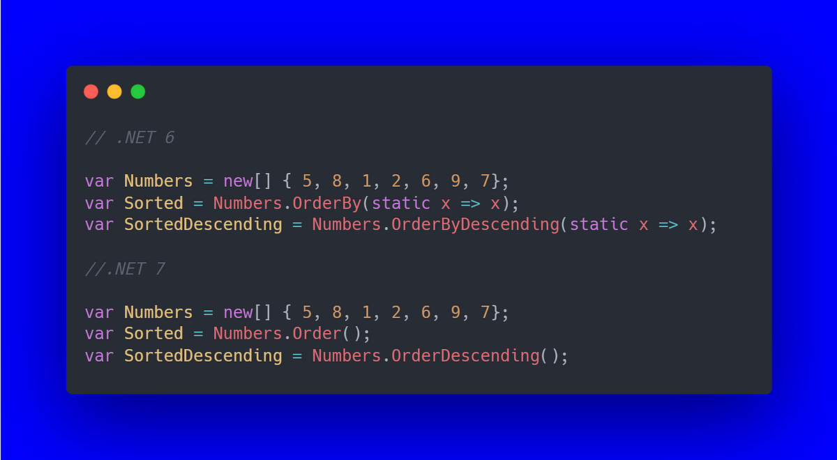 .NET Array (ASC & DESC) - Berkan Yılmaz - Medium