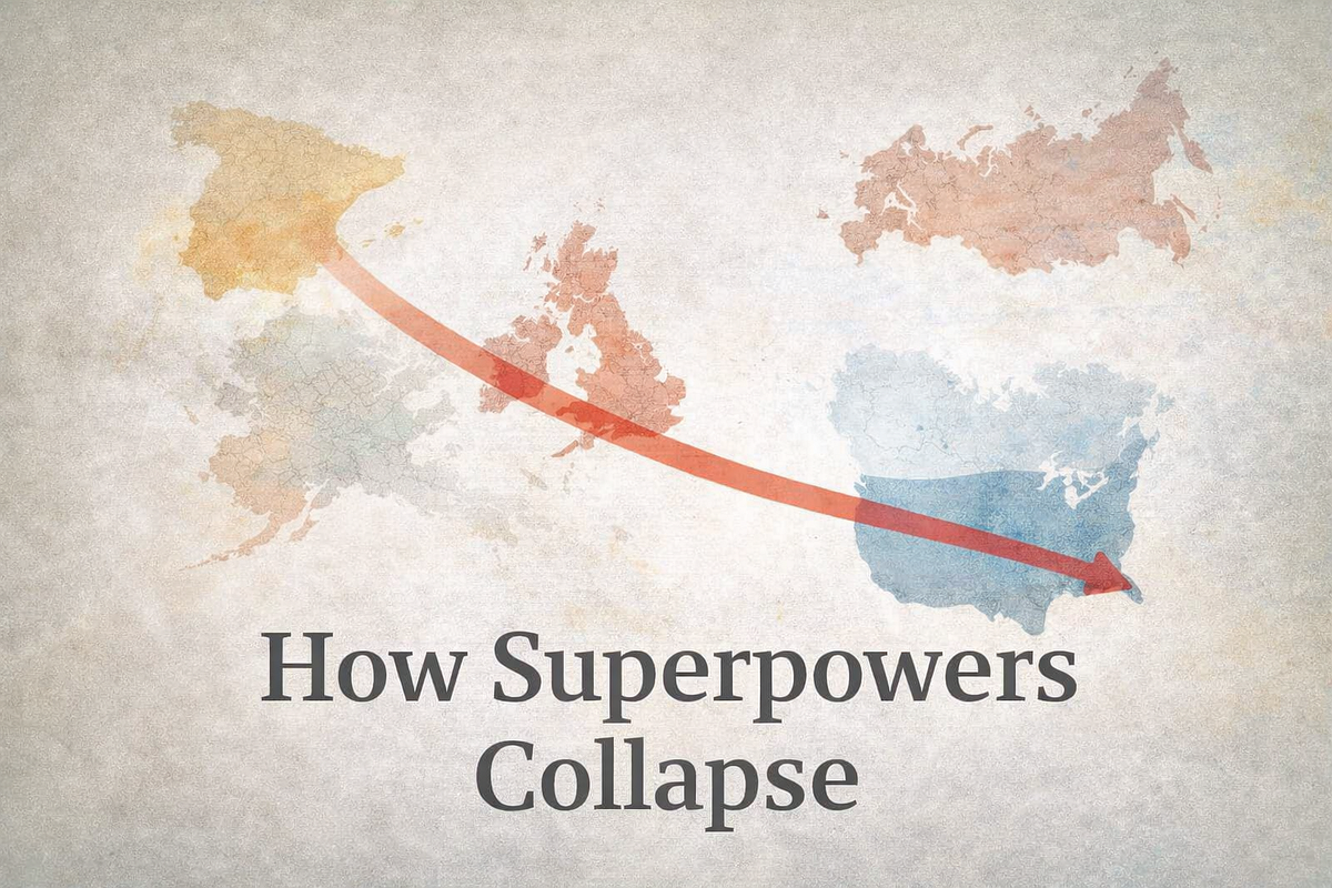 Three Superpowers Fell the Same Way — Is America Next? | by Mirza Qasim ...