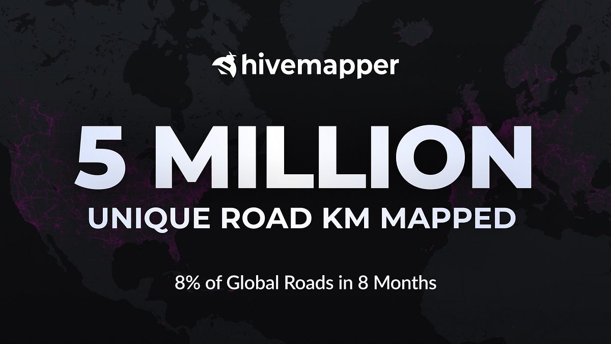 Outpacing Google: Hivemapper Tops 5 Million Unique Kilometers Mapped | by Hivemapper Network ...