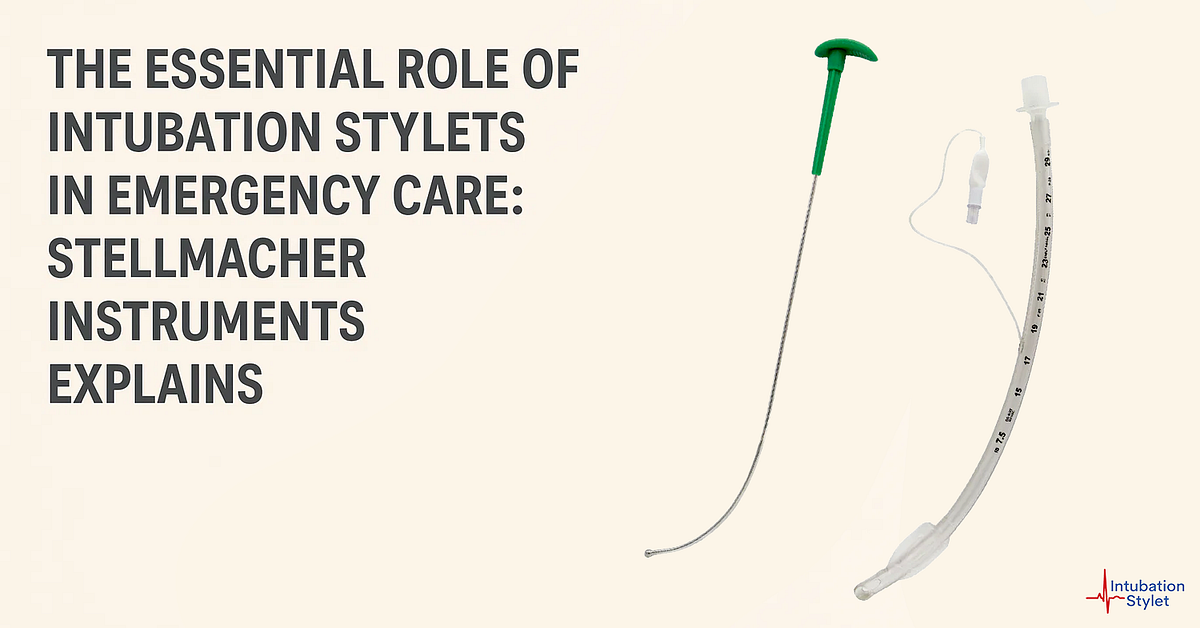 The Essential Role of Intubation Stylets in Emergency Care: Stellmacher ...