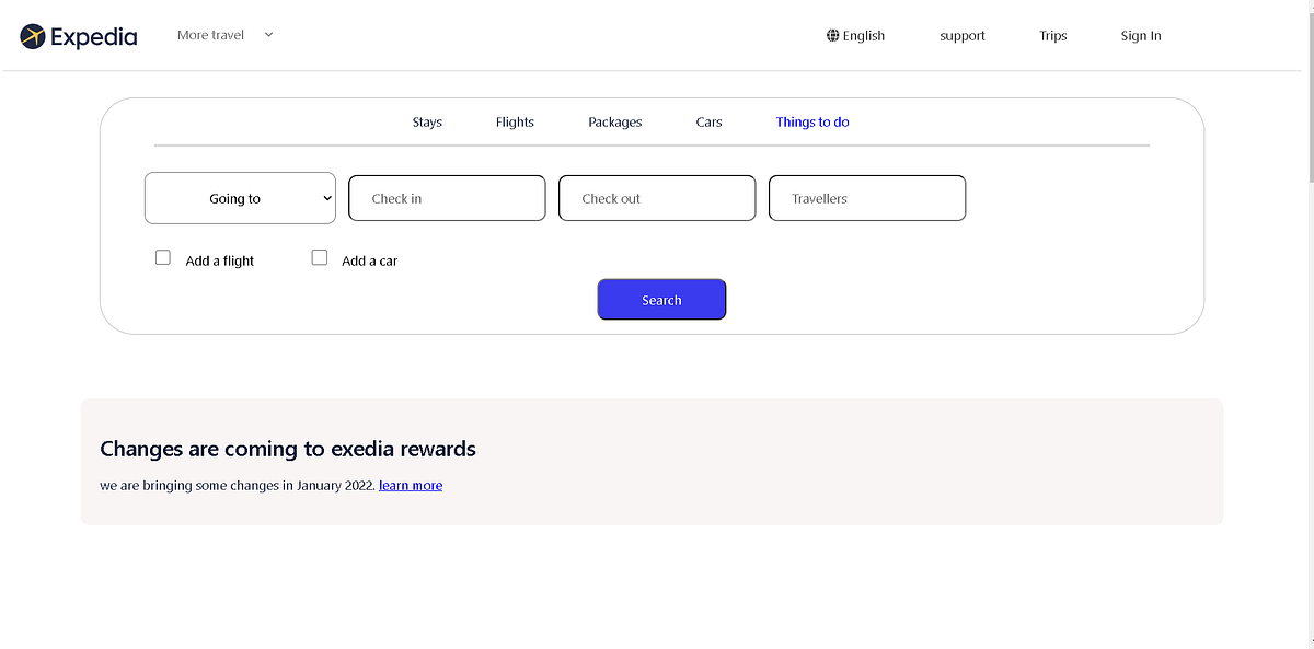 Expedia website clone — Construct week, Unit 2 | by Fatimadeshmukh | Medium