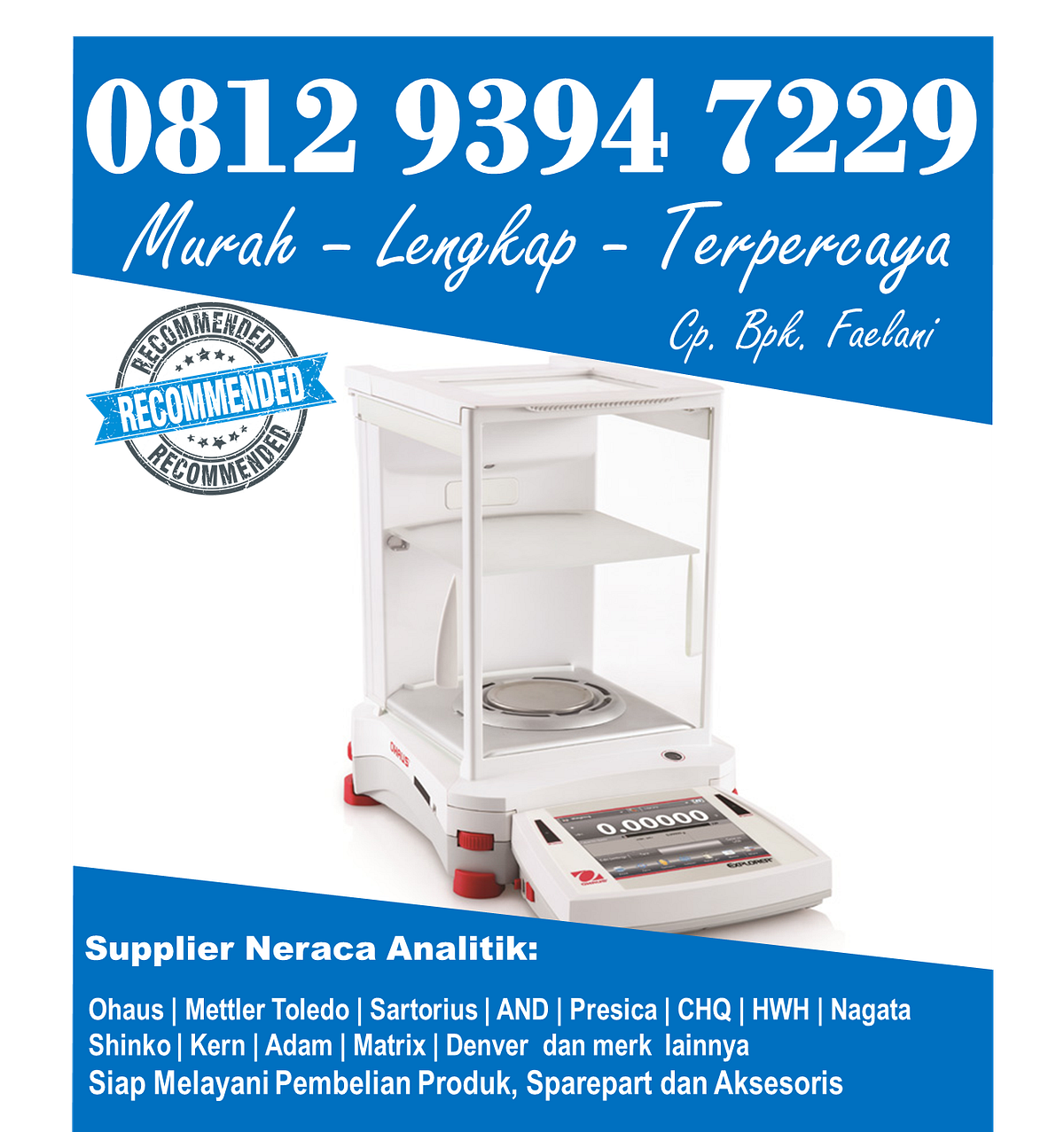 Promo Telp/WA 0812–9394–7229 Timbangan Analitik Untuk Laboratorium ...