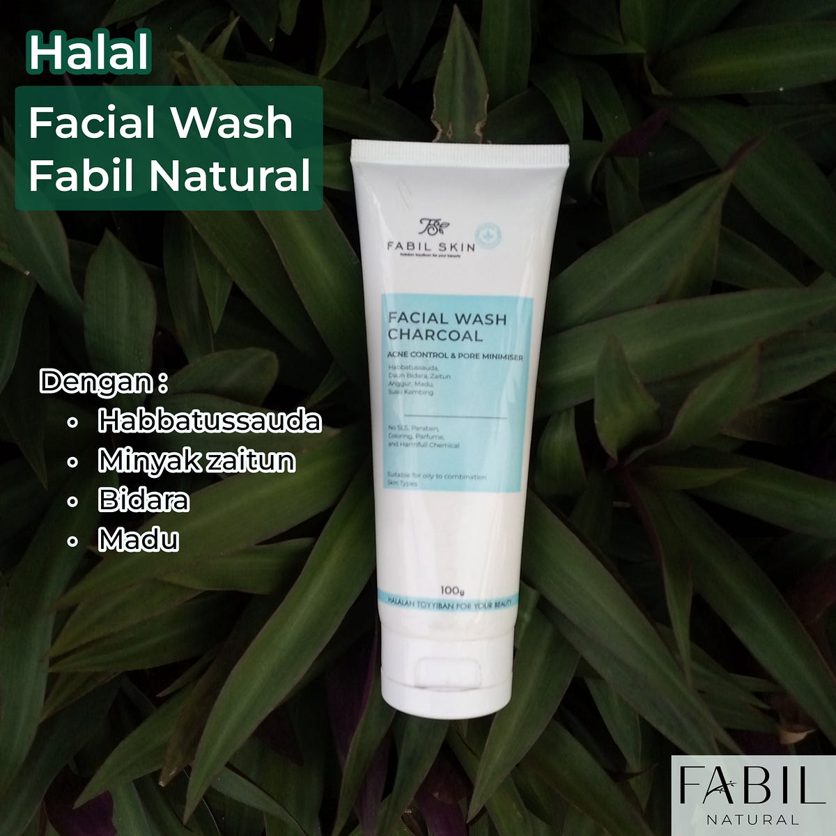 Halal Facial Wash Fabil Natural. PALING DICARI, WA/Call 0857–1727–3710 ...