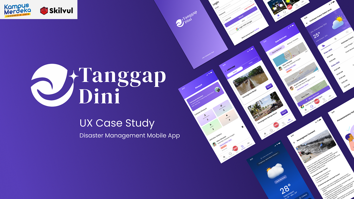 UX Case Study : TANGGAP DINI — Disaster management mobile app | by ...