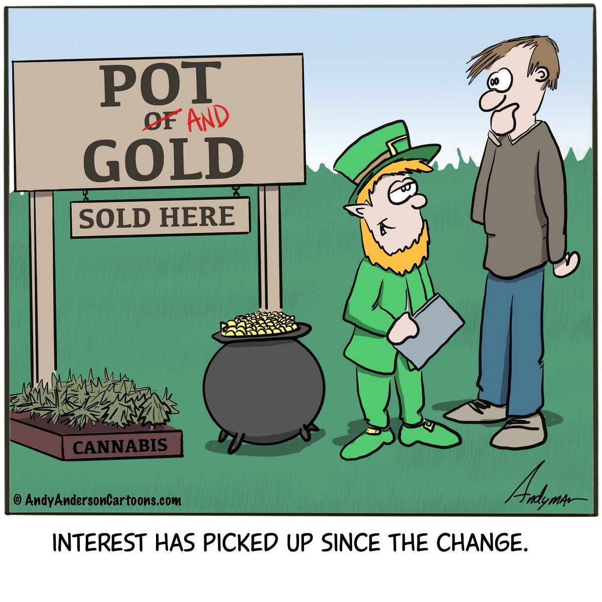 St. Patrick's Day Cartoon about Copywriting by Andy Anderson | Andy ...