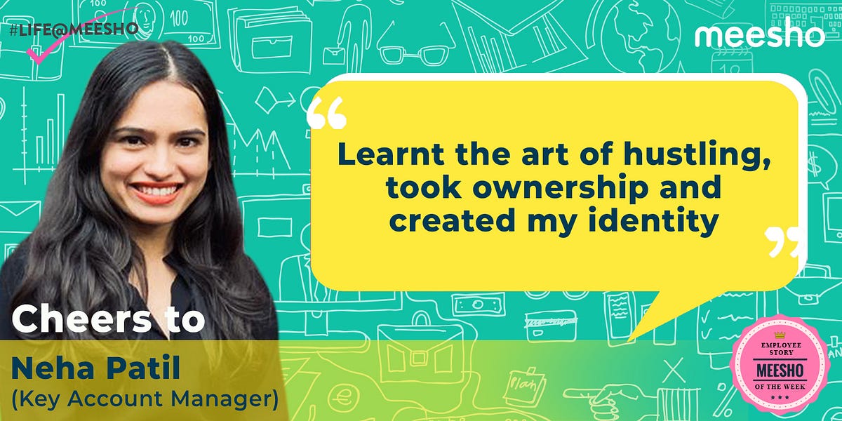 Meesho’s Key Account Manager and dancing star Neha Patil reveals the ...