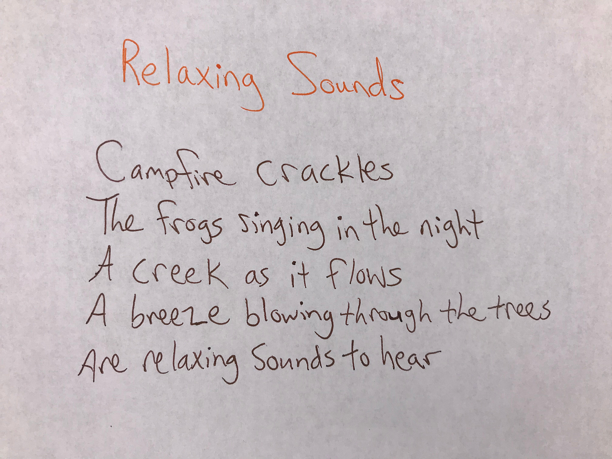 Relaxing Sounds - Paper Poetry - Medium