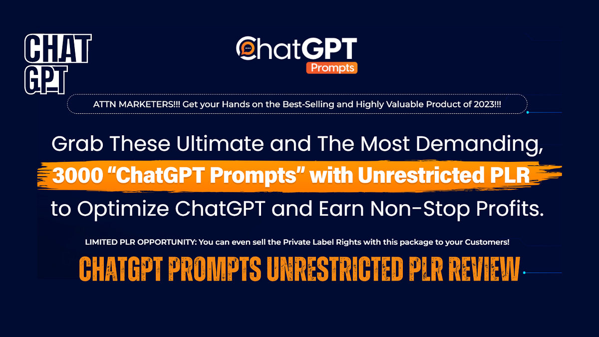ChatGPT Prompts Unrestricted PLR Review | by Lissa | Feb, 2024 | Medium
