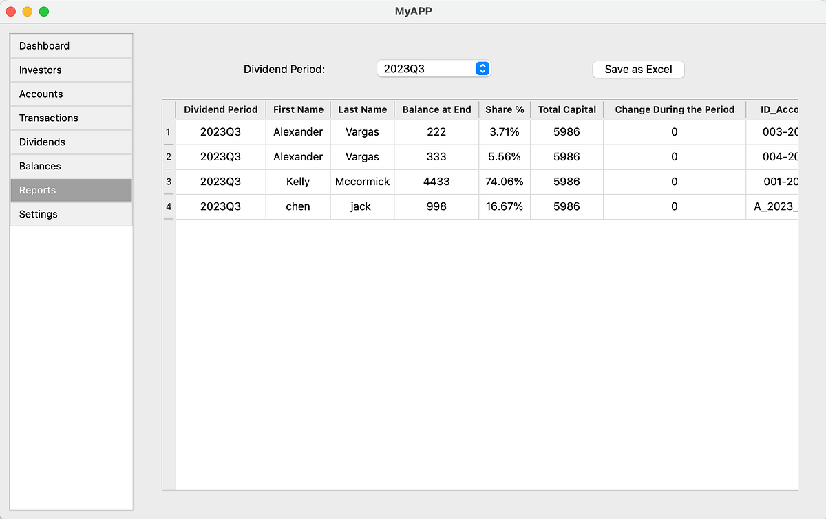 How to Build an Online Database APP by Python, PySide6 and Google Sheets (11): View Report | by ...