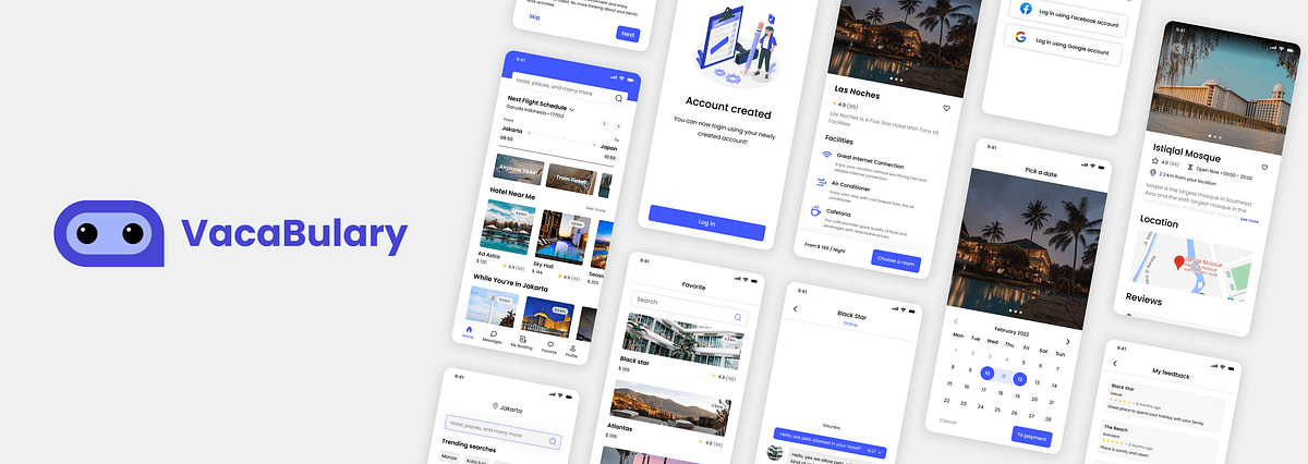UX Case Study: VacaBulary — Travel app concept | by Raynaldo F | Medium