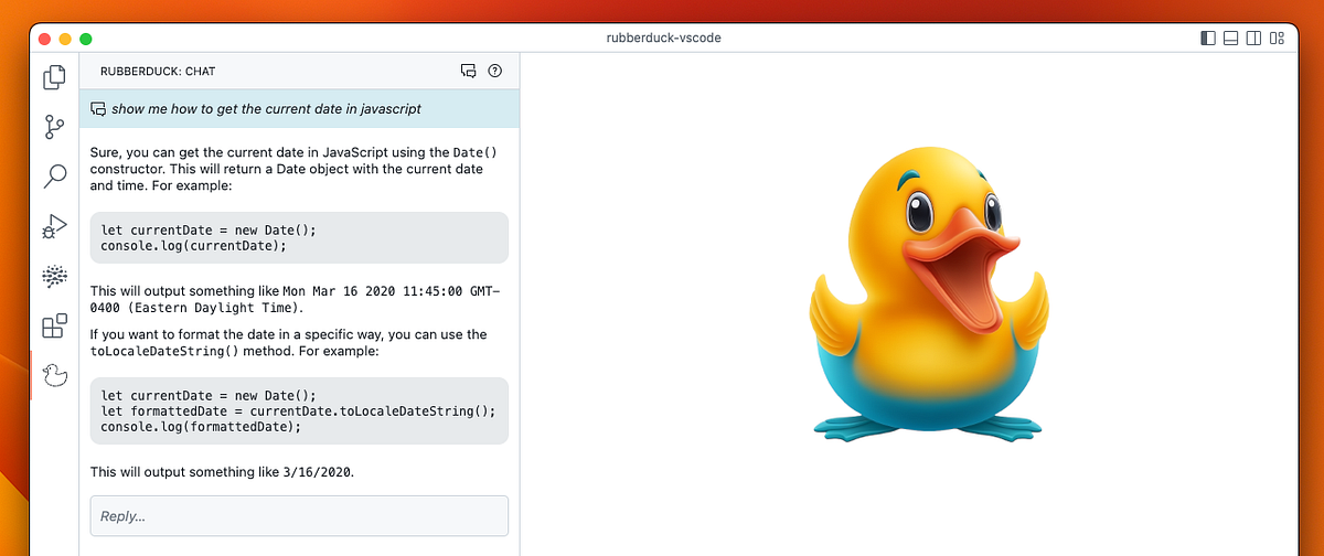 Introducing Rubberduck: AI Chat in Visual Studio Code | by Lars Grammel ...