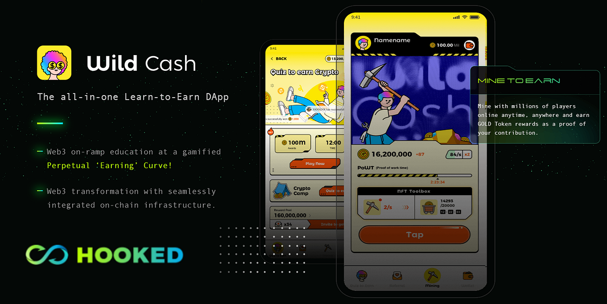 Play Wild Cash — An app by Hooked Protocol — and receive cash ...