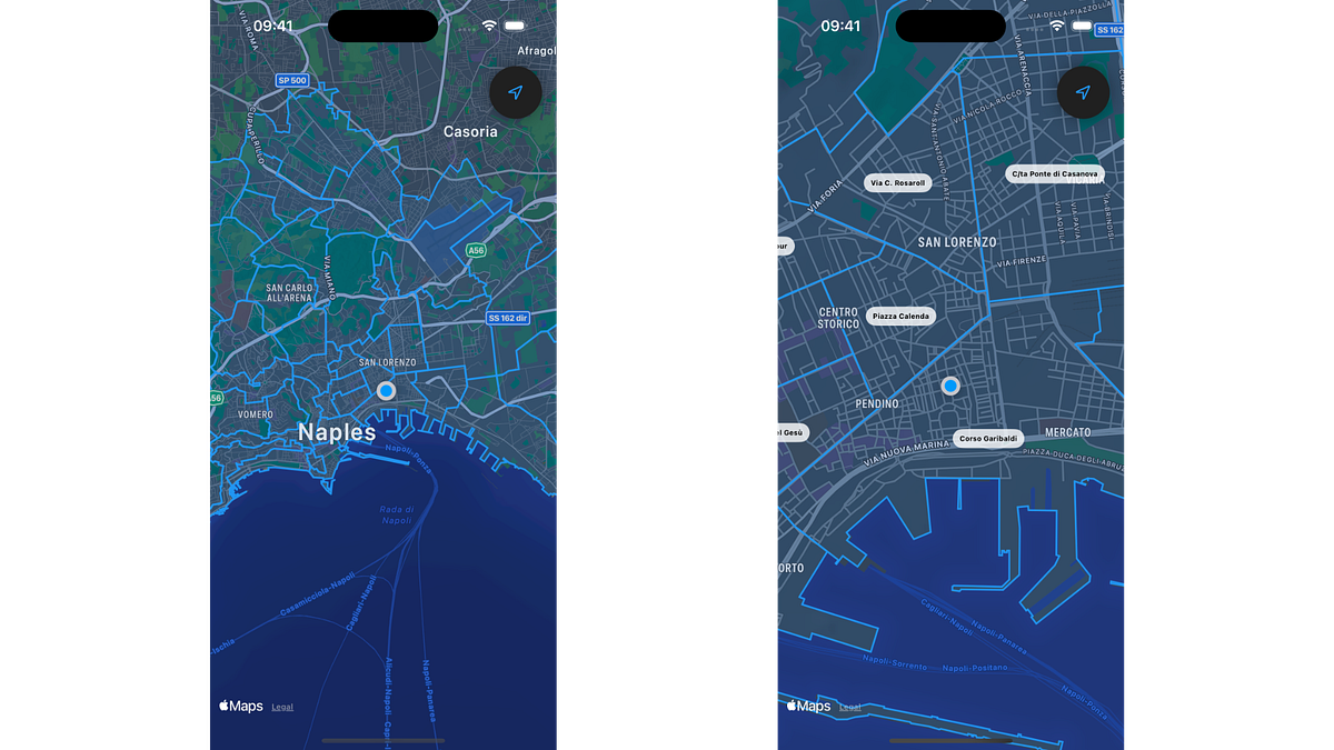 Interactive polygon zones in MapKit — Customizing your map views to an obsessive extent | by Leo ...