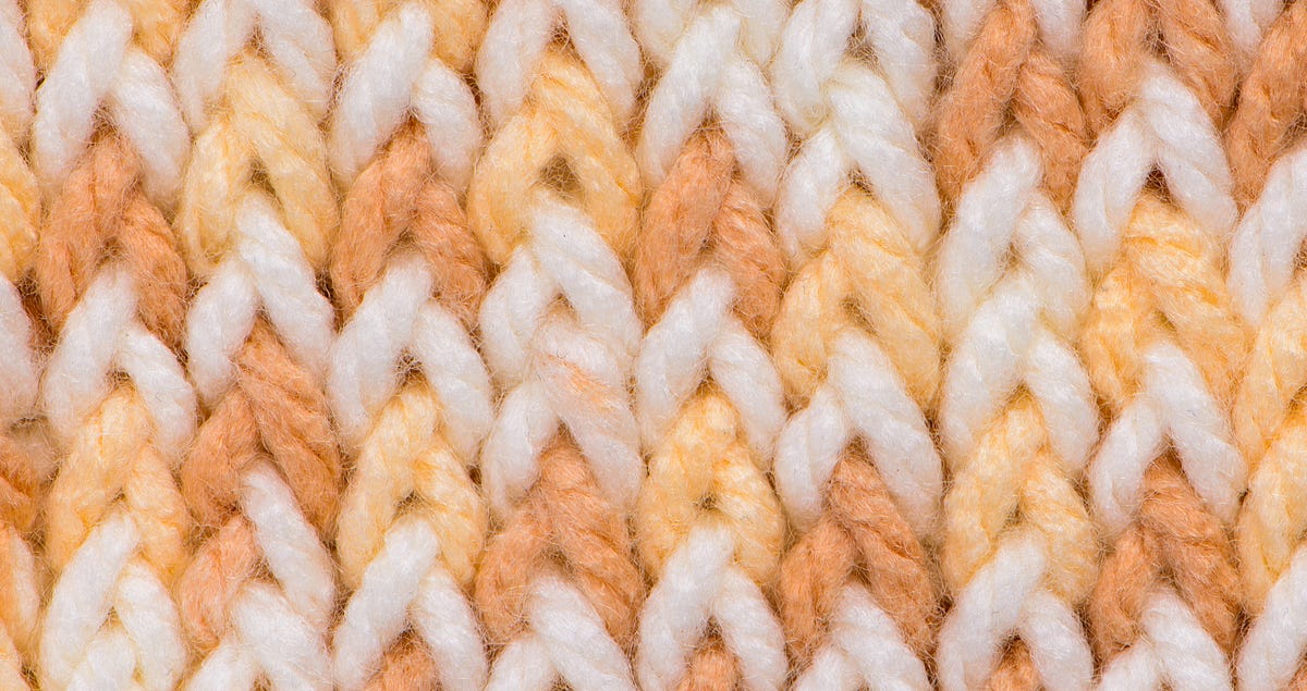 Knitting Stitches. She was the wife of a tile maker and a… | by ...