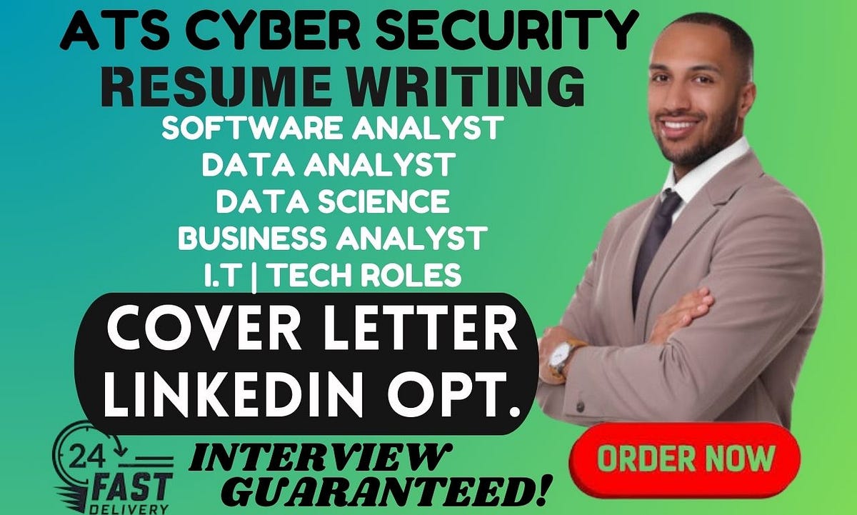 I will write tech, IT, engineering, data science, data analyst, cyber security resume | by ...