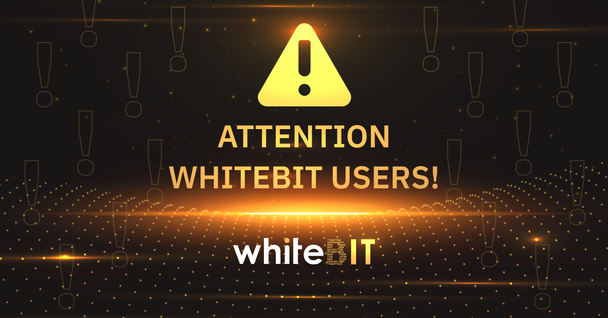 Fraud Alert!. Attention users! | by Anna Ratieva | WhiteBIT | Medium