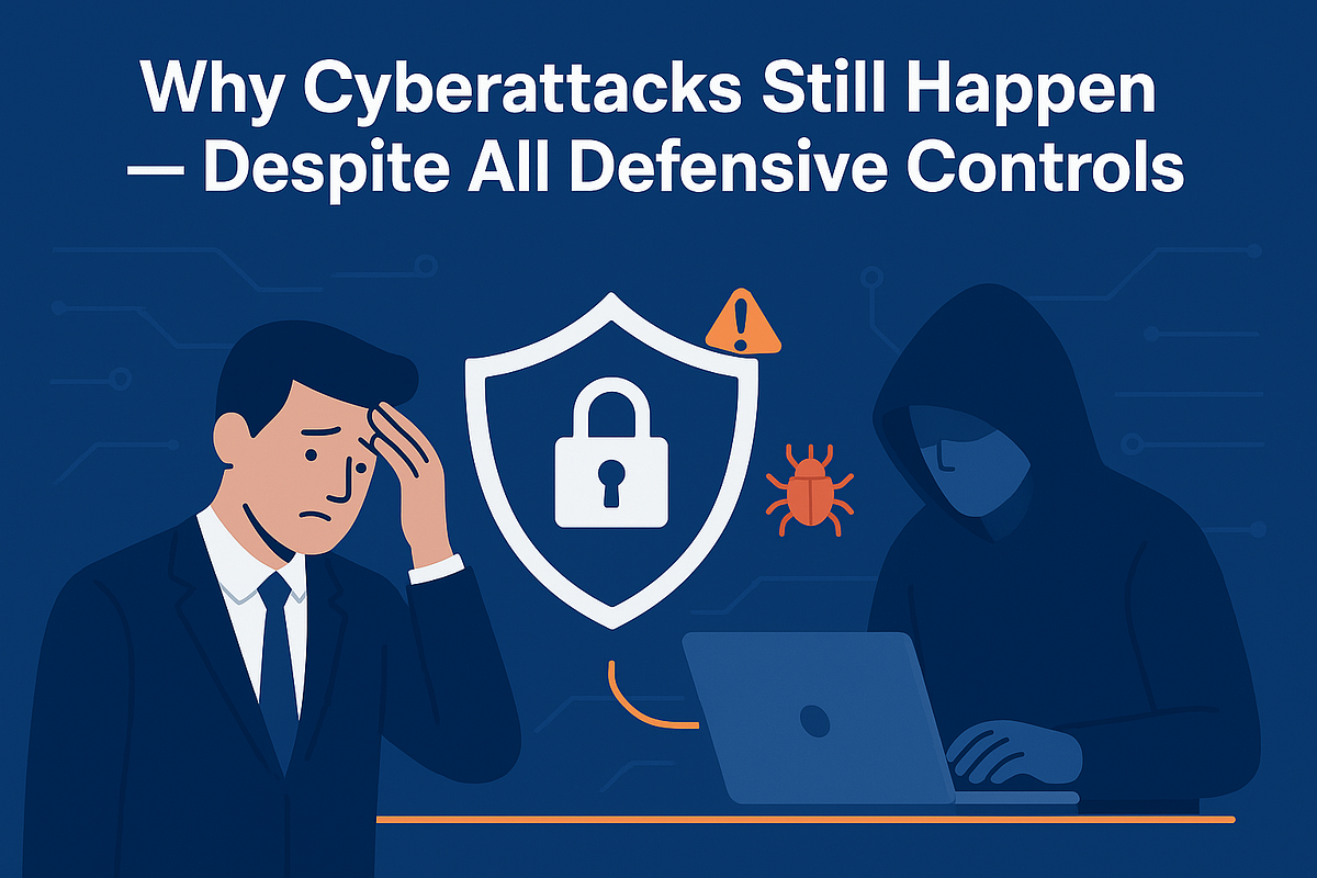 🔐 Why Cyberattacks Still Happen — Despite All Defensive Controls | by ...