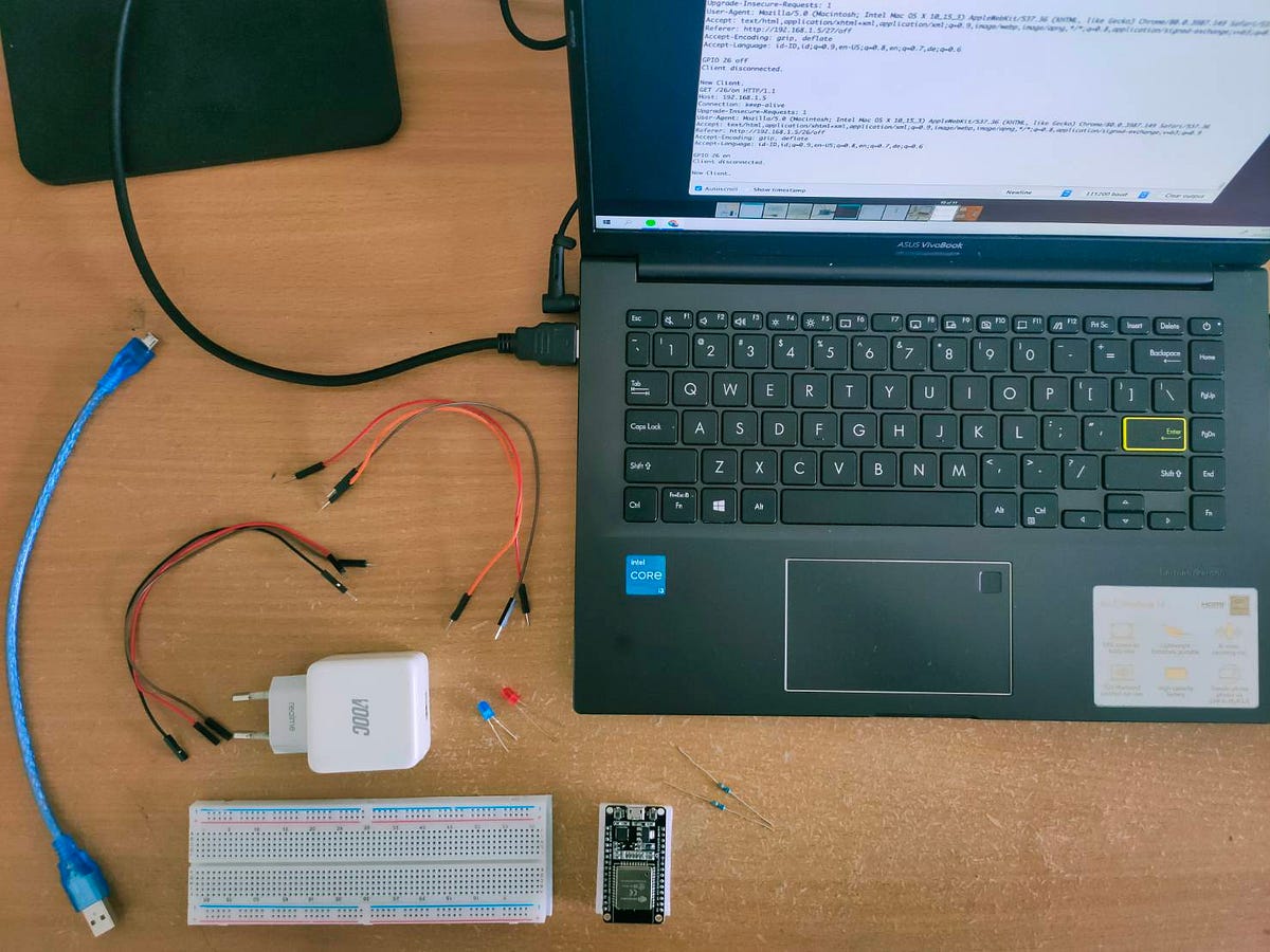 Project 8 Esp32 Web Server This Project Will Discuss Wireless… By Muhamad Fikri Nurohman