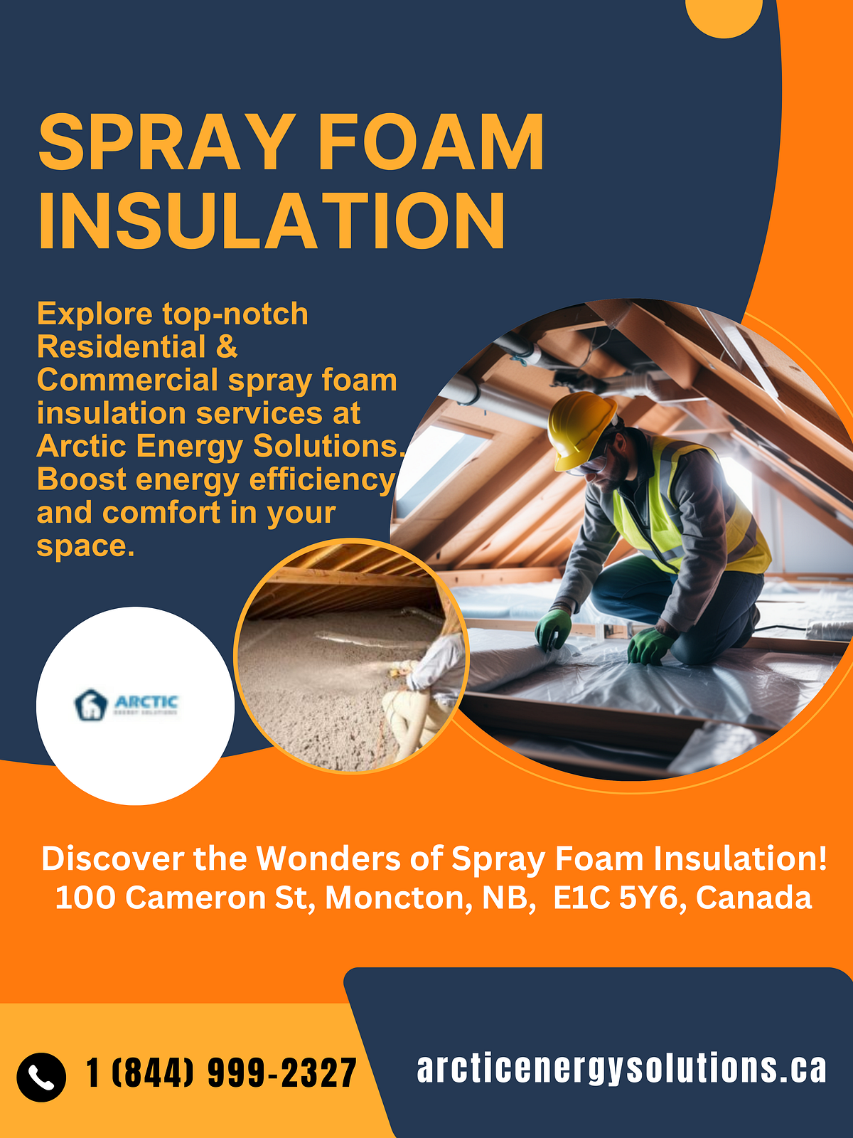 Spray Foam Insulation - Arctic Energy Solutions - Medium