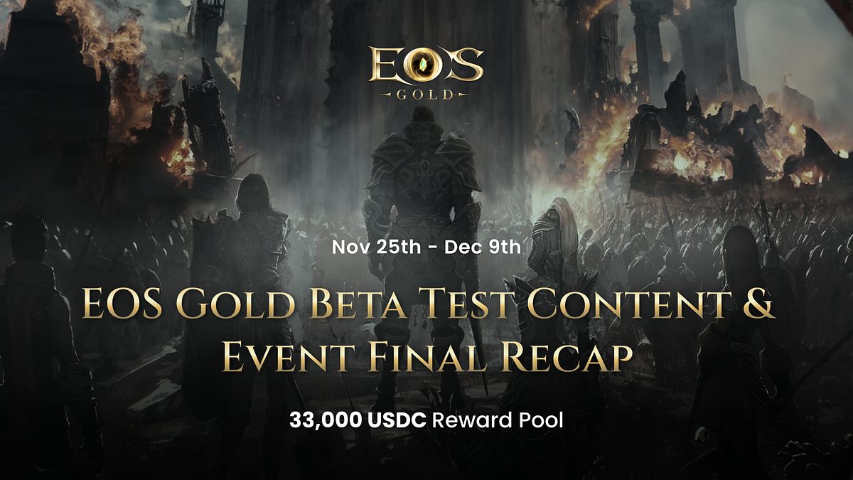 Everything You Need to Know About EOS Gold Beta Test! | by EOS Gold ...