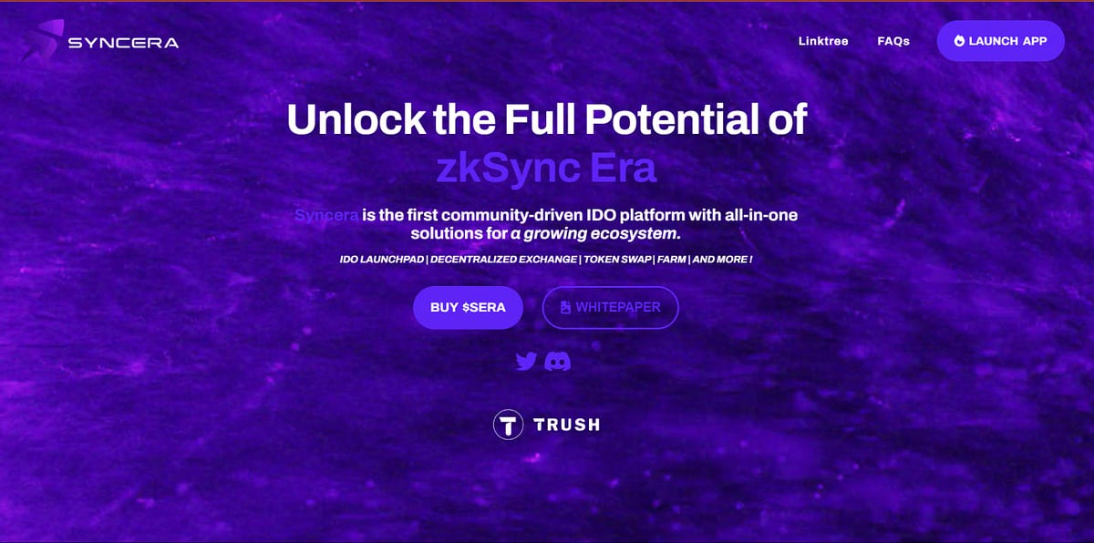 Syncera is the first community-driven IDO platform with all-in-one solutions for a growing ...