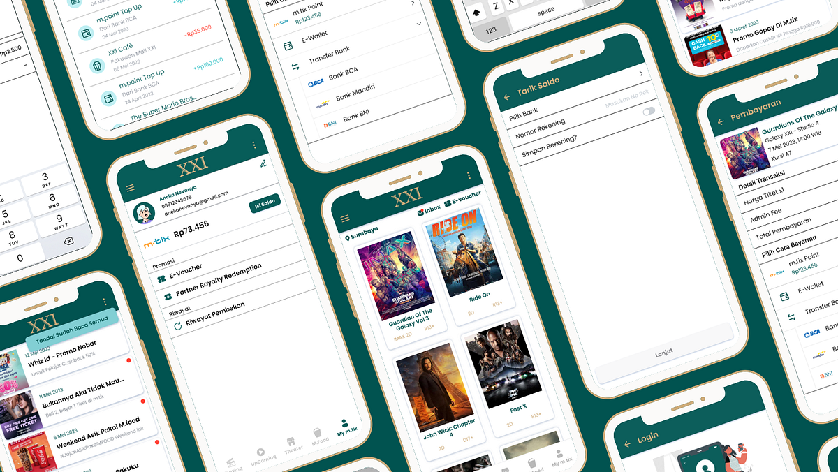 M.tix — UX Case Study. Menikmati film di bioskop merupakan… | by Anella ...